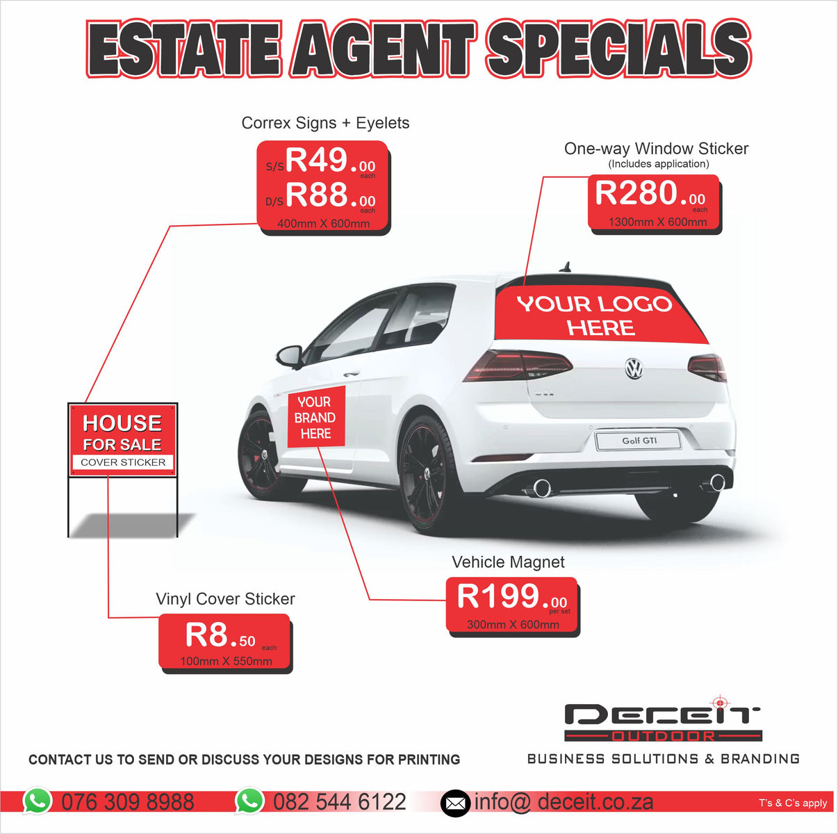 Estate Agent Specials – Canvas Clowns